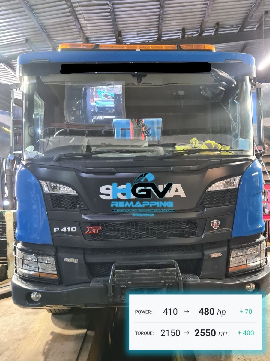 Scania P410 Limp Mode and Power Increase Solution - HGV Remapping UK